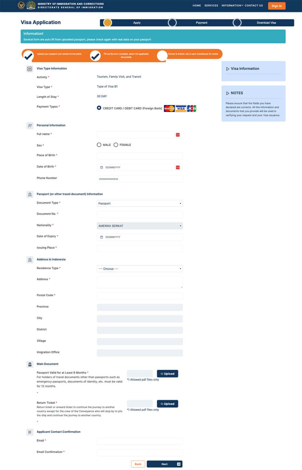 Apply for Your Bali Visa: Online e-VOA Process for Indonesia - Bali Nirvana
